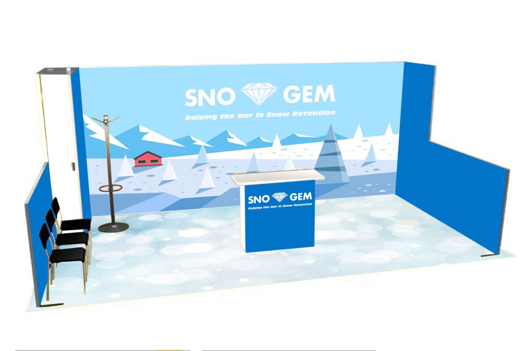 Sno Gem Trade Show Booth Design | Connor Warden