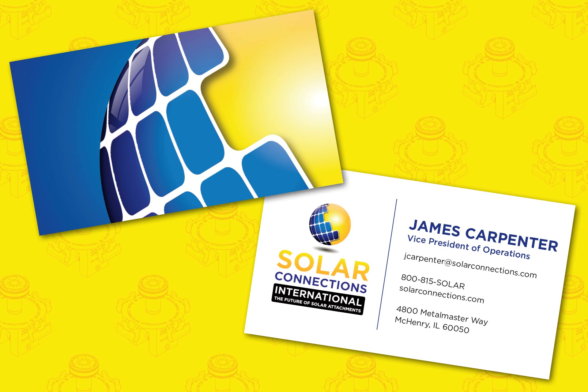 Solar Connections Business Cards | Connor Warden